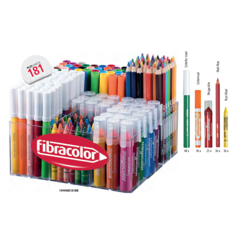 Multibox Junior 181 Pcs Fibracolor | e-Rechizite.ro