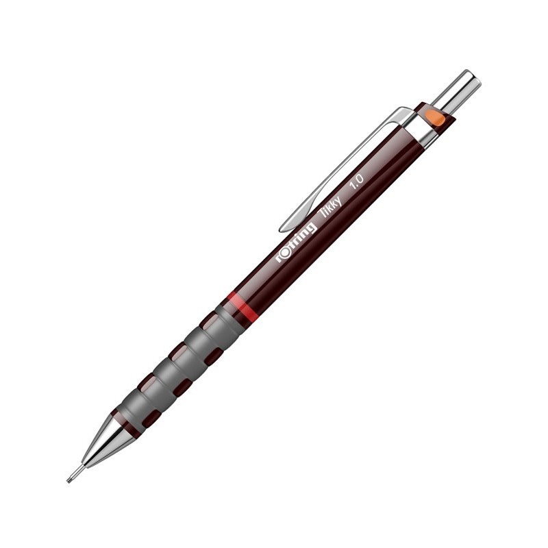 Creion mecanic Rotring Tikky 1 mm Burgundy | e-Rechizite.ro