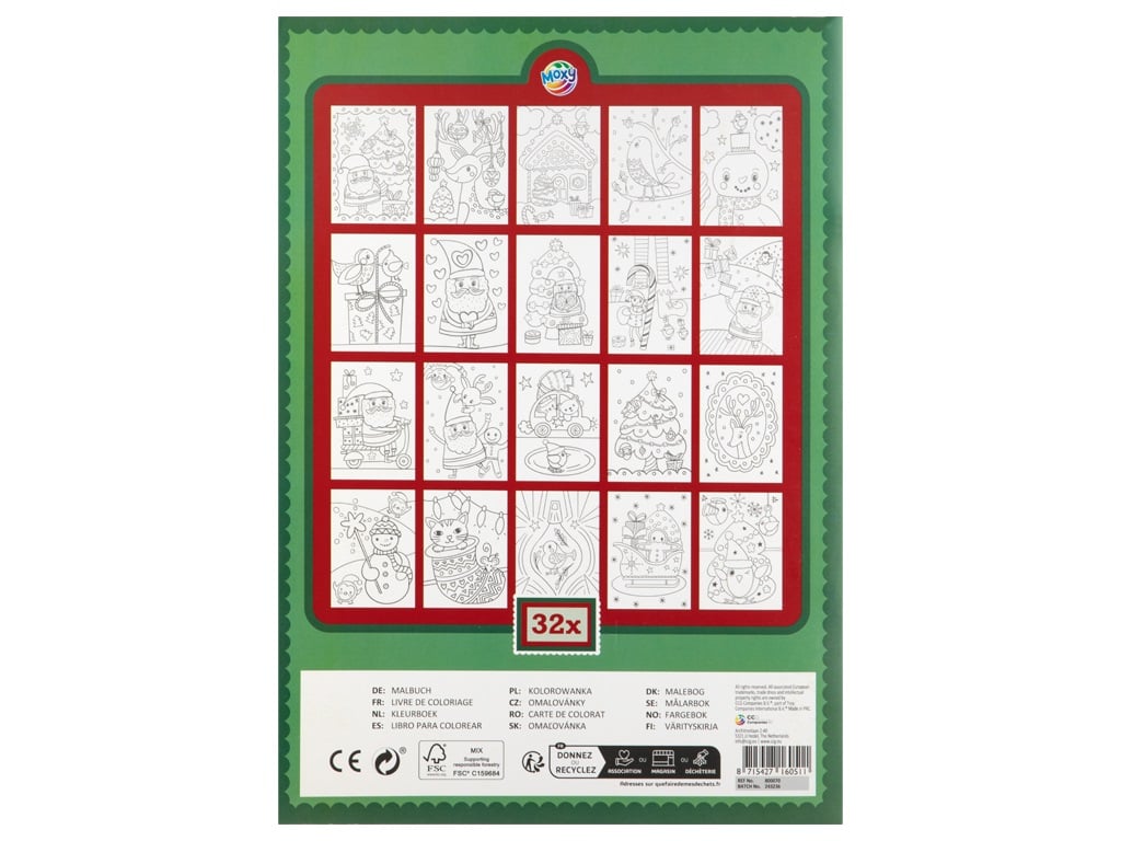 Carte colorat A4 32 file Craciun Grafix | e-Rechizite.ro